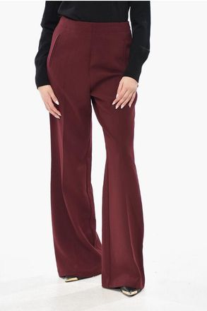 Roland Mouret Viscose Stretch Palazzo Trousers size 42