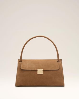 Ami Sac Mimi Marron en Cuir De Veau Caramel - TU - Unisex