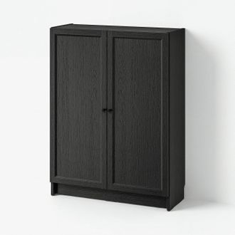 IKEA BILLY / OXBERG B&uuml;cherregal mit T&uuml;ren