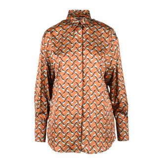 Think Polyester Hemd - - Blouses & Shirts - Damen - Braun - XS