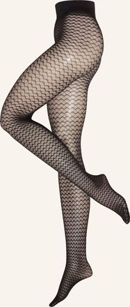 Wolford Feinstrumpfhose Graphic Pattern schwarz