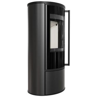 Kratki Kaminofen aus Stahl ERIK &Oslash; 150 5,5 kW mit T&uuml;rfeder