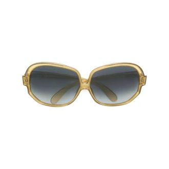 Dior Pre-owned Acetat sonnenbrillen - - Pre-owned - Damen - Gelb - ONE SIZE