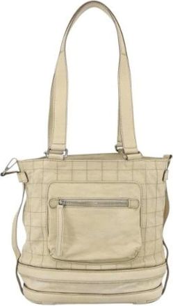 Chanel Pre-owned Sac bandouli&egrave;re vintage - Femme - Pre-owned - Beige - Taille: ONE Size