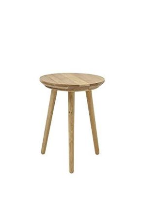 Robas Lund Garderobenhocker Eiche Massivholz, belastbar 50 kg, BxHxT 35x45x35 cm
