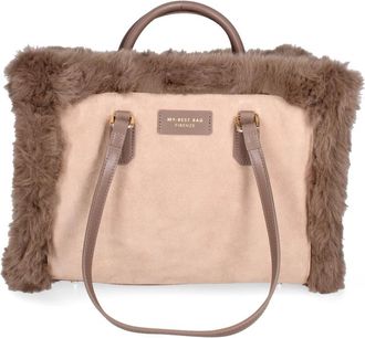 My Best Bags Firenze Femme, Sacs, Beige, Taille: ONE Size Baron Tote Bag