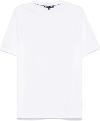 Michael Kors T-Shirt aus Piqu&eacute; - Wei&szlig;