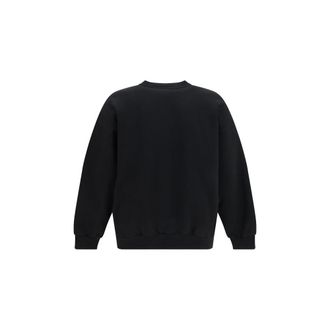 Balenciaga Mens Black Cotton Sweatshirt Clothing