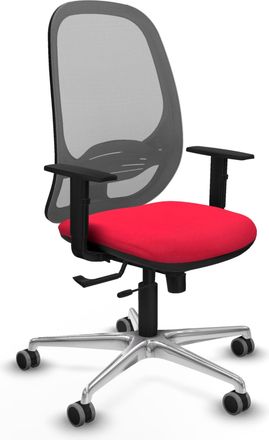 Piqueras y Crespo Drehstuhl f&uuml;r Studio, Cilanco mit 1D-Armen, h&ouml;henverstellbare Lendenwirbelst&uuml;tze, ausgestattet mit Syncro/Traslack und Schneidschaum, mit Rollen von 6