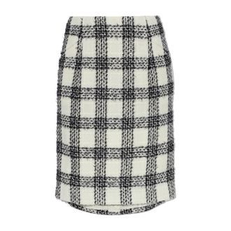VETEMENTS Asymmetrischer Tweed-Rock - - Skirts - Damen - Beige - M