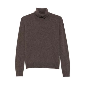 VANIS&Eacute; Sandrine Roll Neck Sweater - - Knitwear - Damen - Braun - S