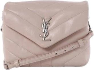 Saint Laurent Sac bandouli&egrave;re Loulou Pre-owned - Femme - Pre-owned - Beige - Taille: ONE Size