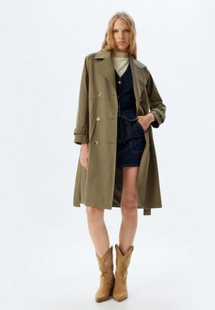 Koton Trenchcoat Regular Mit Epauletten-Detail
