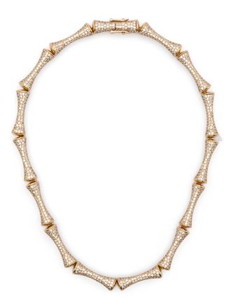 Eddie Borgo Pavé Bambu necklace