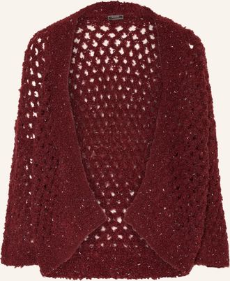 PESERICO Peserico Strickh&uuml;lle Mit Alpaka Und Glitzergarn rot