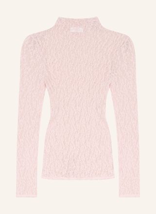 Rich & Royal Longsleeve Aus Spitze rosa