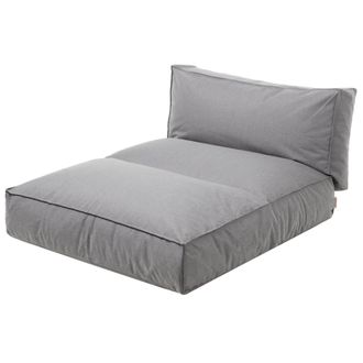 Blomus Stay Outdoor Bett, 120x190 cm, Stone, Wetterfest, Wasserabweisend, UV-best&auml;ndig, Hochwertige Sonnenliege mit Stahlb&uuml;gel f&uuml;r Balkon, Garten und Pool, P