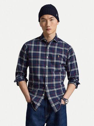 Polo Ralph Lauren Hemd 710B30241002 Dunkelblau Custom Fit