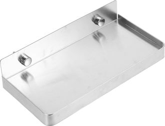 Lurrose Edelstahl Wandregal Badezimmer Handyhalter Wandmontage Selbstklebend Toilette Smartphone Ablage Praktisch Robust Modern f&uuml;r K&uuml;che B&uuml;ro Schlafzimmer