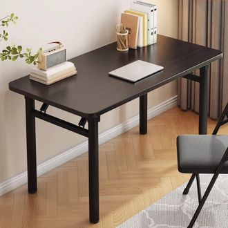 Generic Schreibtisch for Kleine R&auml;ume, Klappbarer Computertisch, Mobiler Arbeitsplatz for Schlafzimmer, Arbeitszimmer, Wohnzimmer, Keine Montage Erforderlich