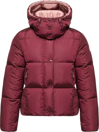 Moncler Moncler Doudoune &Agrave; Capuche Castlenew, Femme, Rouge, Taille: 00