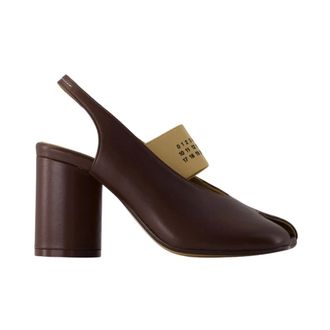 Maison Margiela Anatomic Numeric Slingback - - Shoes - Damen - Braun - 37 1/2 EU