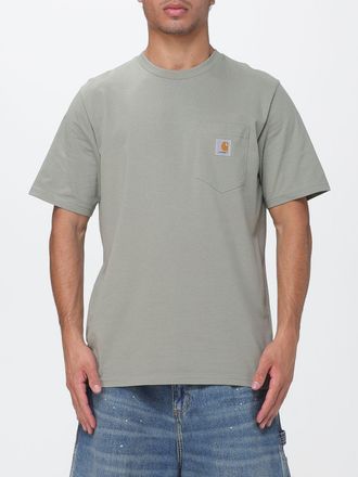 Carhartt Work in Progress T-shirt en coton avec poche et logo contrastant