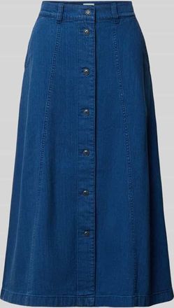 Mustang Jeans Midirock in Denim-Optik Modell Ally