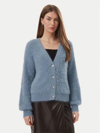 Guess Strickjacke W6BR26 Z1408 Blau Regular Fit