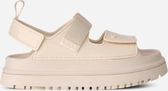 UGG GoldenGlow Glossy Sparkles Sandale f&uuml;r Kinder in White, Gr&ouml;&szlig;e