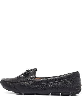 Prada Ballerinas aus Leder - Schwarz