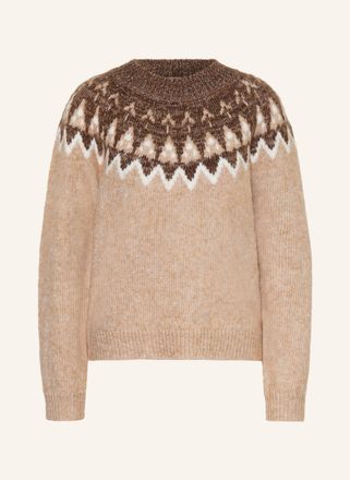 Darling Harbour Darling Harbour Pullover Mit Pailletten beige