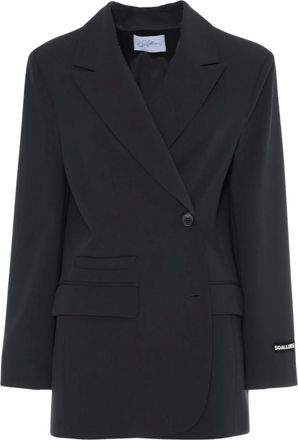 SoAllure Femme, Vestes, Noir, Taille: 40 FR Blazer Crois&eacute; &agrave; Revers Pointus