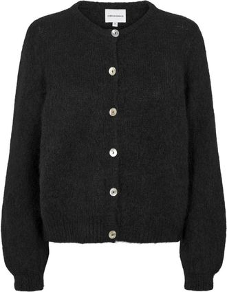 Americandreams Americandreams, Femme, Pulls, Noir, Taille: 38 FR Susan Alpaca Cardigan