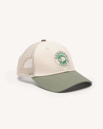 Faguo Casquette kaki & écrue - TRUCKER CAP