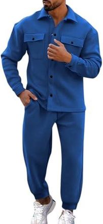 Generic Survetement Homme Chic Short Rouge Homme Sport Tenue Pilate Homme Ensemble Fleur Homme Tenue HabilléE Homme pour Mariage Survetement Creme Homme Surve