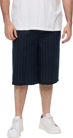 s.Oliver Relaxed: Bermuda aus Leinenmix