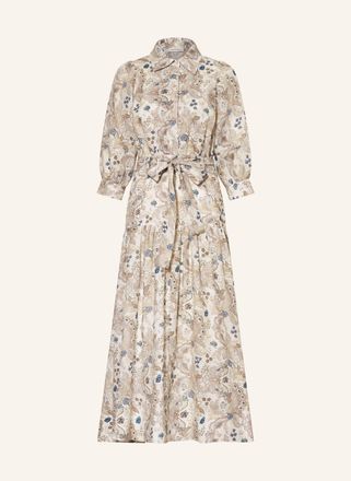Kudibal Copenhagen Dea Kudibal Hemdblusenkleid Palmadea Aus Leinen Mit 3/4-Arm beige