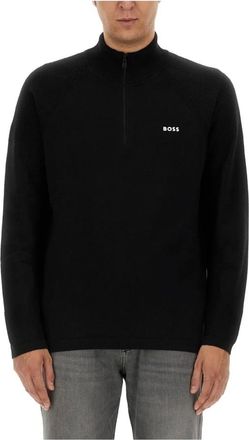 HUGO BOSS Herren, Strickwaren, Schwarzk, XLGr&ouml;&szlig;e