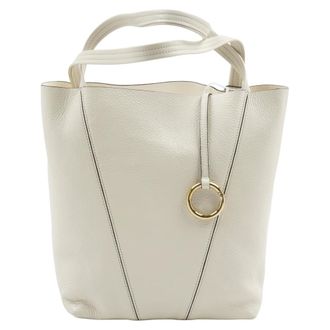 Chlo&eacute; Femme, Sacs, Blanc, Taille: ONE Size Spin Tote Bag