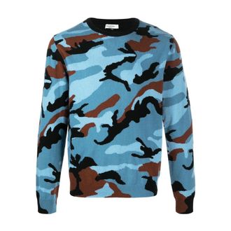 Valentino Round-Neck Strickwaren - - Knitwear - Herren - Mehrfarbig - S