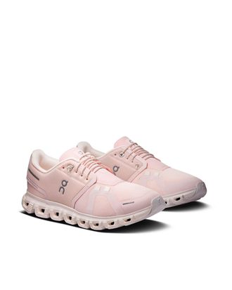 On Running Womens Sneakers Cloud 6 Self Salt Gardenia Trainers