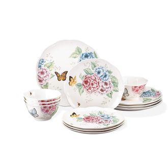 Lenox 849407 Schmetterlingswiese, Hortensien, 12-teiliges Set