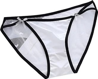 Generic Culotte sans Couture Femme Culotte Femme sans Couture Culotte Femme De Classique Triangle Unie Seamless Crotch Pur Taille Basse Brillant Sexy Confort 