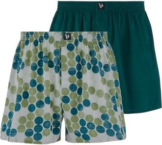 Bruno Banani Lot de 2 Boxers Privilege pour Homme, Vert, XL