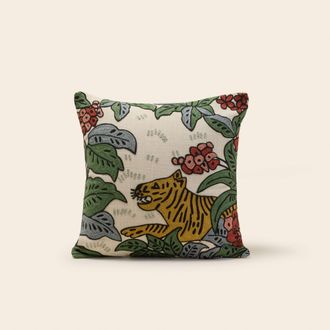 Madura Housse De Coussin Tigris Ivoire - ECRU