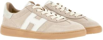 Hogan Low-Top Sneaker - Flat Shoes Beige - Gr. 35,5 (EU) - in Beige - f&uuml;r Damen