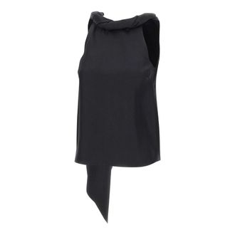 Loulou Studio Femme, Tops, Noir, Taille: 40 FR Wilma Top