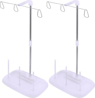 BESTONZON 2st&uuml;cke Stickgarnst&auml;nder F&uuml;r N&auml;harbeiten Drehbarer Garnrollenhalter Praktisches Garnregal Zum Aufbewahren Von Garnrollen Und Spulen F&uuml;r Handarbeitspro