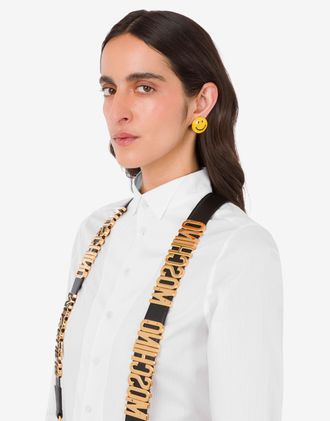 Moschino Boucles doreilles Smiley - Jaune